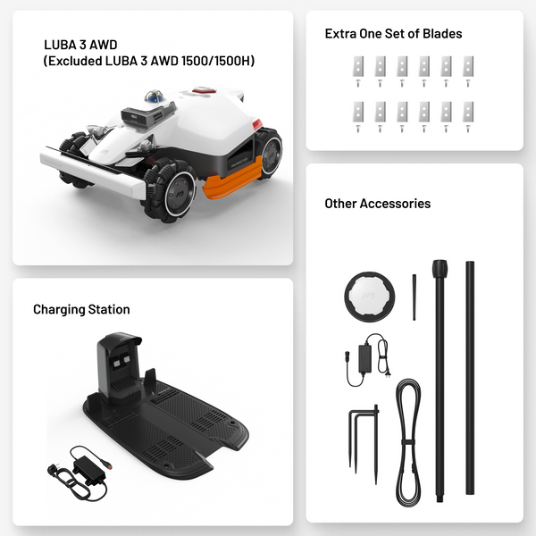 LUBA 3 AWD Robotic Mower - Tri-Fusion Navigation | Mammotion CA